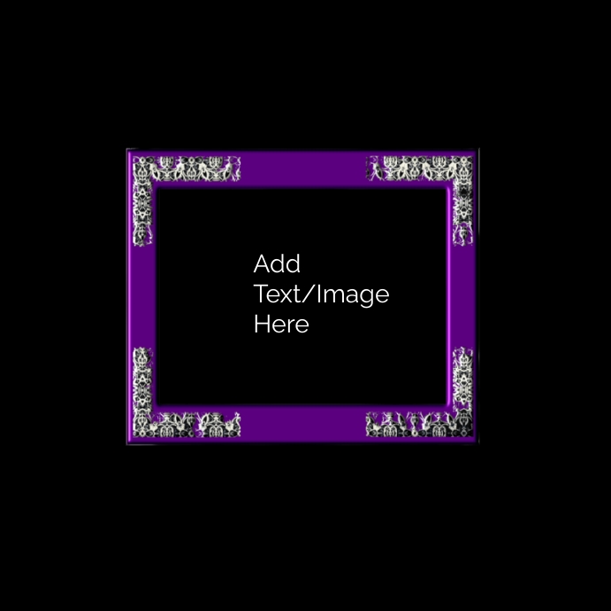 Copy of blue frame/border | PosterMyWall