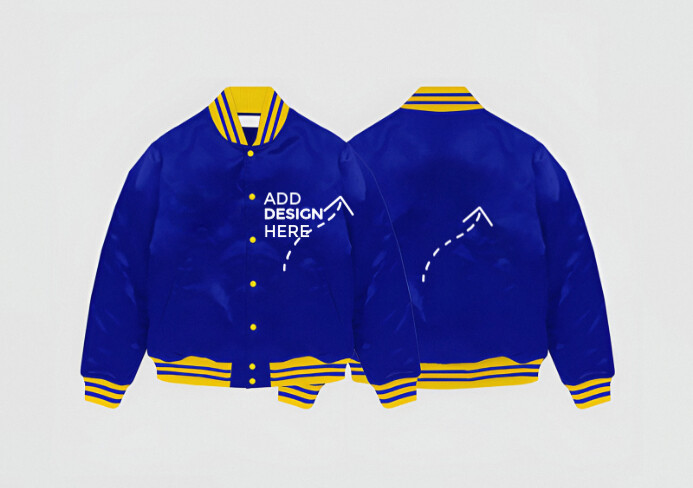 Copy of Blue front and back jackets | PosterMyWall