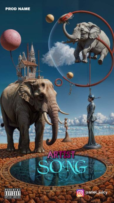 Copy of Blue Futuristic Album Music Song Cover Whatsapp Status ...