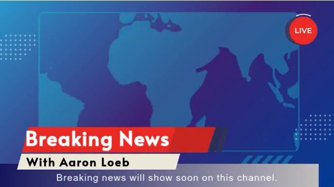 Blue Futuristic Breaking News Intro Animation Video Digital Display (16 ...