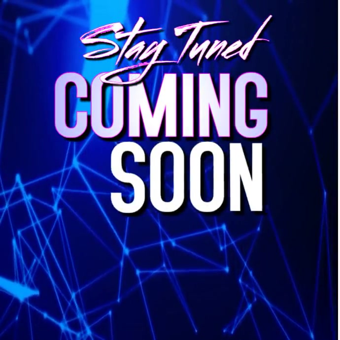 Blue Futuristic Coming Soon Instagram Post Template | PosterMyWall