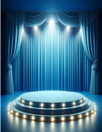 stage spotlight Template | PosterMyWall