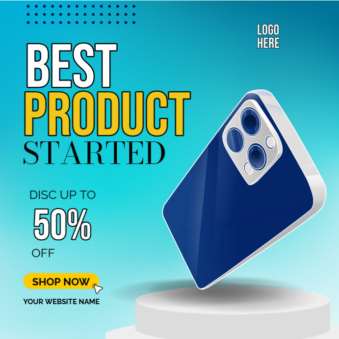 Copy of Blue Gradient Best Product Showcase Posters Instagram Post ...