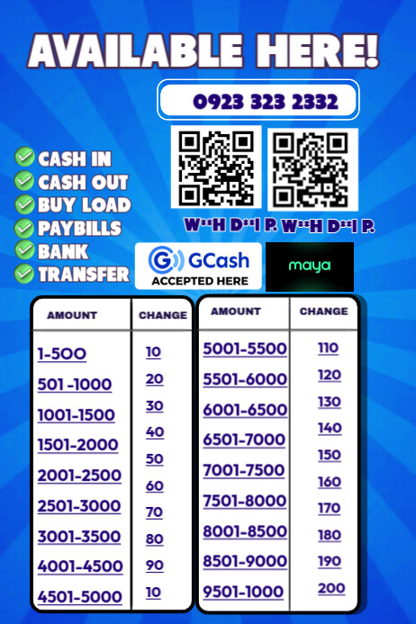 Plantilla de Blue Gradient Money Transfer Poster | PosterMyWall