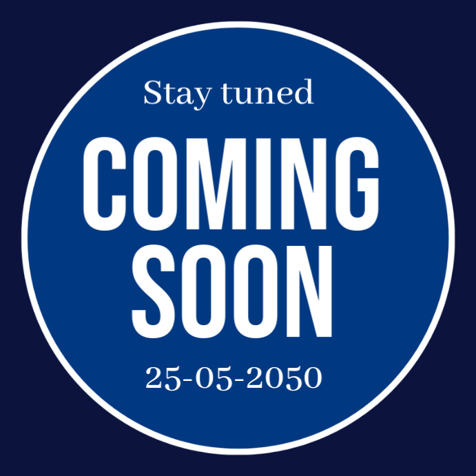 Blue Gradient Starting Soon Instagram Post Template | PosterMyWall