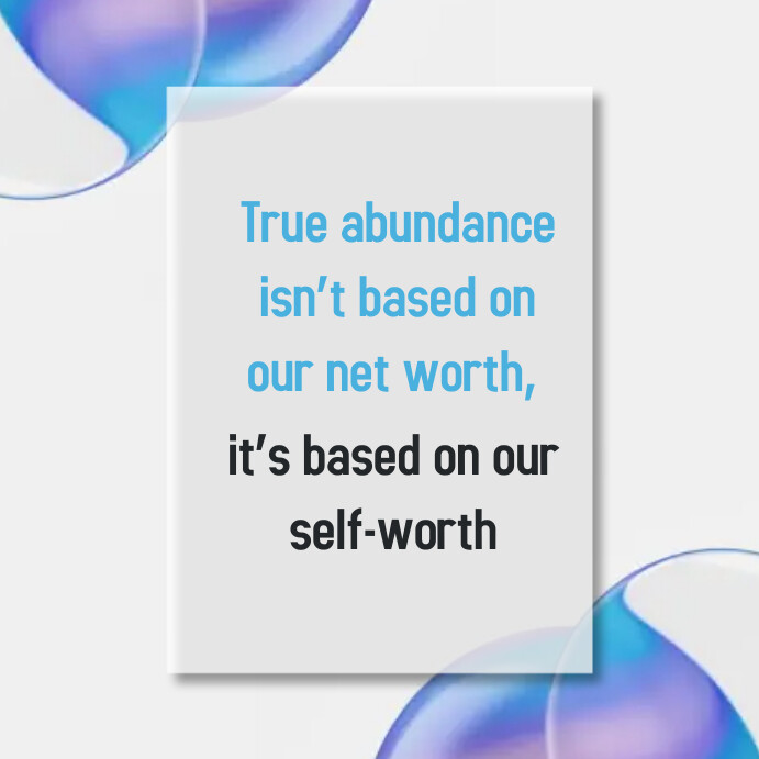 blue grey quote template | PosterMyWall