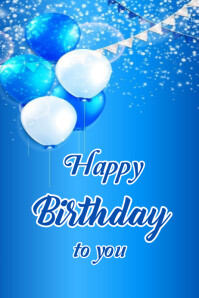 Happy Birthday To You Poster Template | PosterMyWall