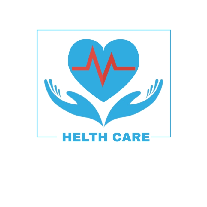 Blue health care logo Template | PosterMyWall