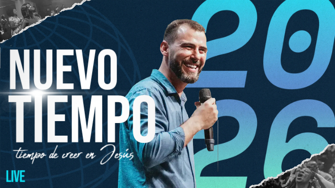 Blue Iglesia En Vivo Youtube Channel Cover Photo Template | PosterMyWall