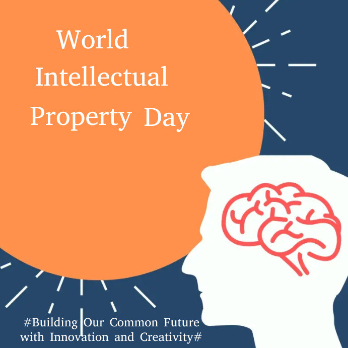 Blue illustrated intellectual property day po Template | PosterMyWall