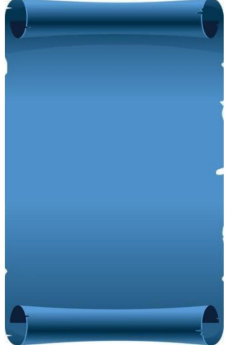 Blue Illustrative Blue Scroll Paper Background Poster Template ...