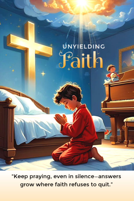Blue Faith And Prayer Posters Template | PosterMyWall