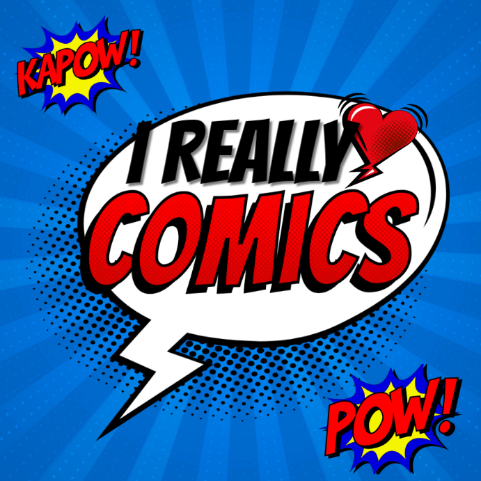 Blue Illustrative I Really Comics Instagram Post Template | PosterMyWall