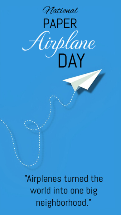 Patriotic Paper Airplane Template