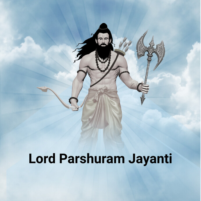Copy of Blue Illustrative Parshuram Jayanti Instagram | PosterMyWall