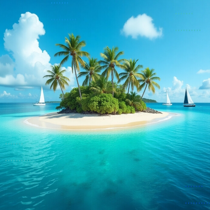 Blue Illustrative Reflection Instagram Post Template | PosterMyWall