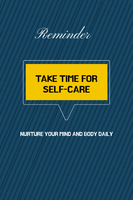 Copy of Blue Illustrative Reminder Poster | PosterMyWall