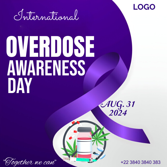 Copy of Blue International Overdose Awareness Day Ins | PosterMyWall