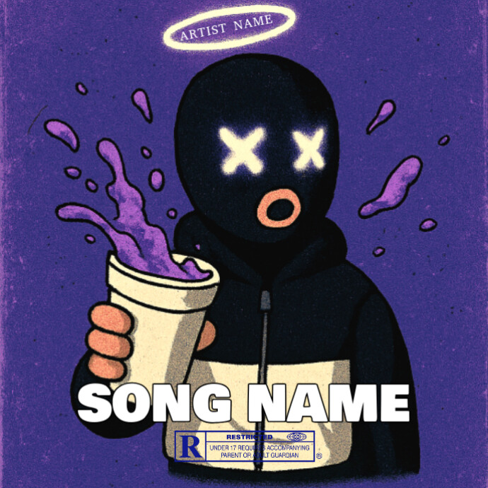 Blue Jouice Album Cover Template | PosterMyWall