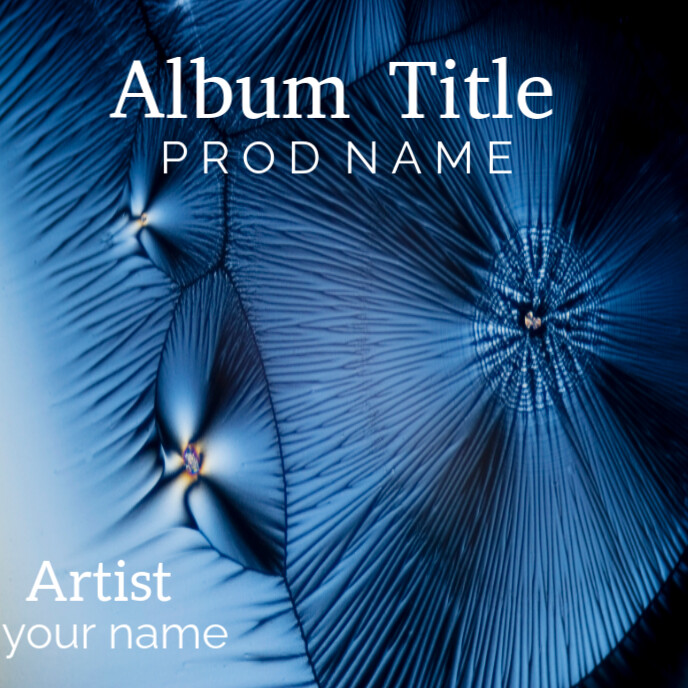 Blue Joyful Album Cover Template | PosterMyWall