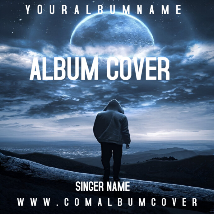 Blue Joyful Album Cover Design Template Album Cover | PosterMyWall