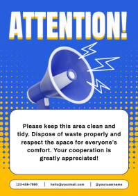 Attention Template | PosterMyWall