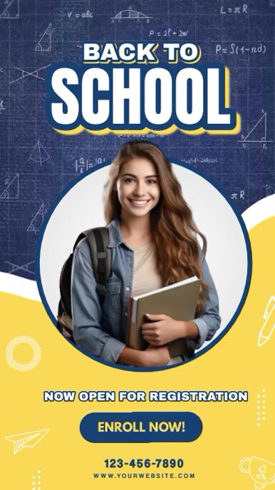 Copy of Blue Joyful Back To School Instagram Story | PosterMyWall