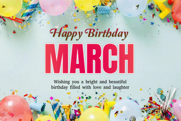 Blue Joyful Birthday Card Label Template | PosterMyWall