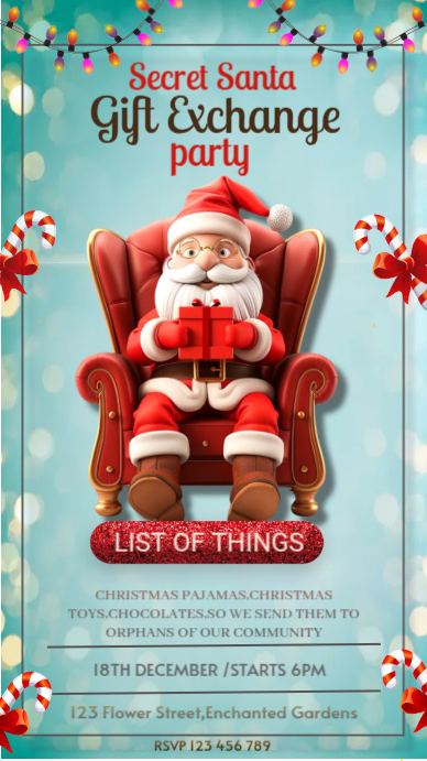 Blue Joyful Christmas Instagram Story Template | PosterMyWall