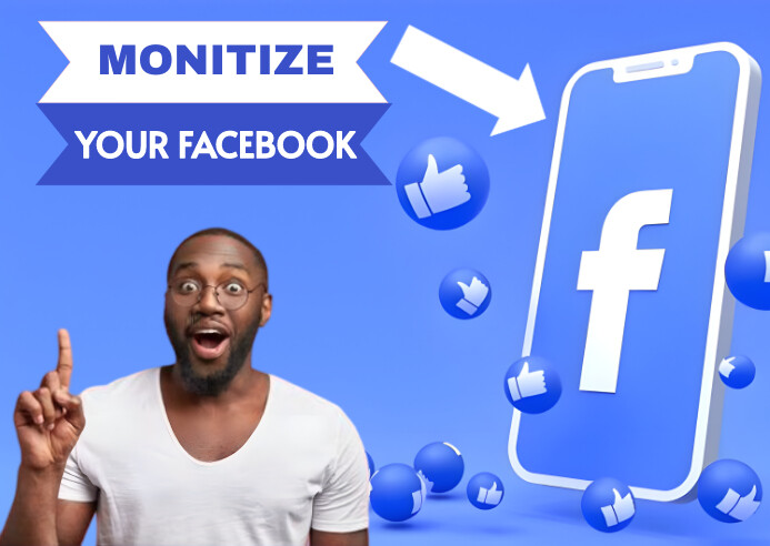 Blue Joyful Facebook thumbnail Postcard Template | PosterMyWall