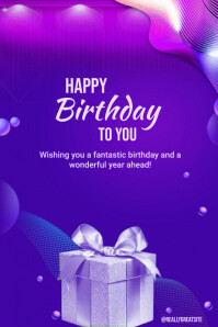 Happy Birthday Poster Template | PosterMyWall