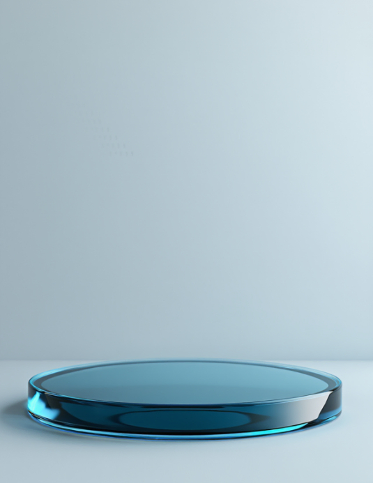 Blue Joyful Luxury Podium Background Flyer (us Letter) Template ...