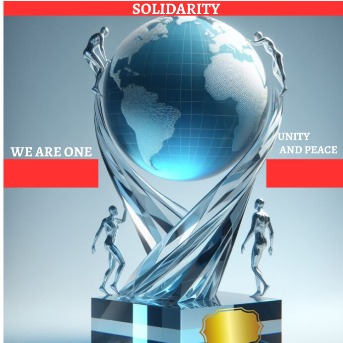 Plantilla de Blue Joyful Solidarity Instagram Post | PosterMyWall