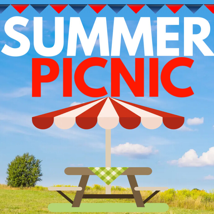 Plantilla de Blue Joyful Summer Picnic Instagram Post | PosterMyWall