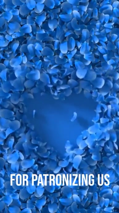 Blue Joyful Thank You Video Instagram Reel Template | PosterMyWall