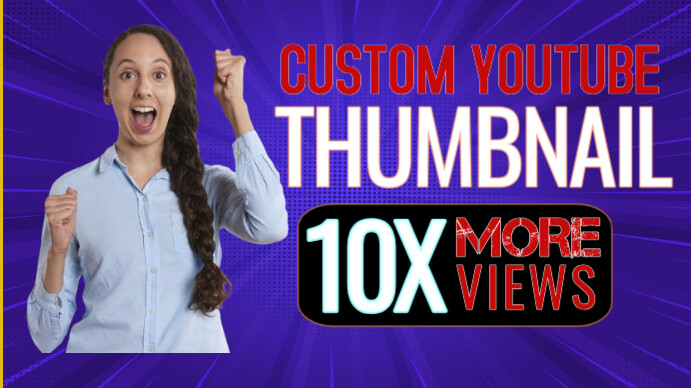 Blue Joyful Youtube Youtube Thumbnail Template | PosterMyWall