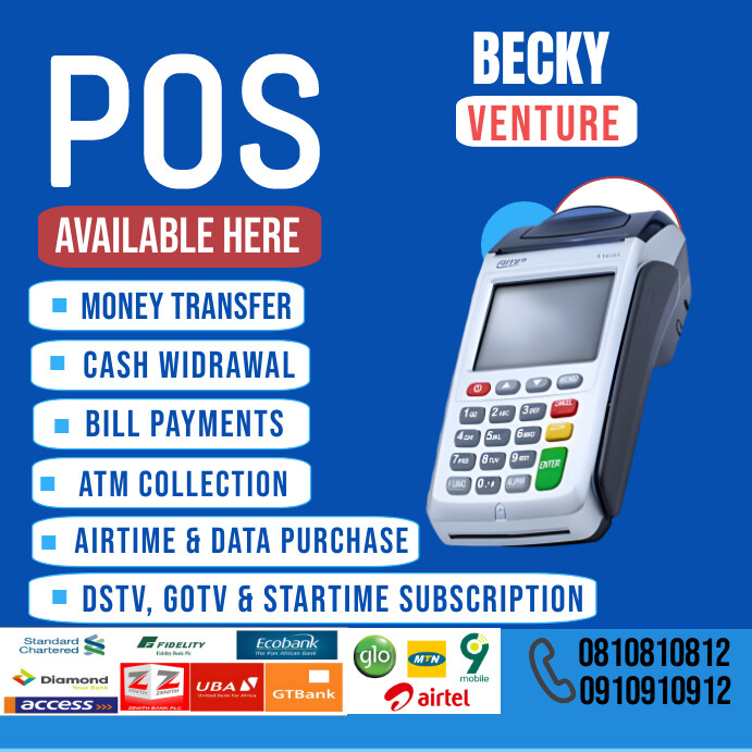Blue List-based Pos Poster Design Template I | PosterMyWall