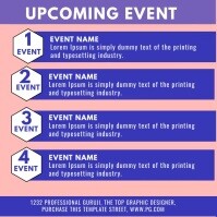 upcoming event Template | PosterMyWall