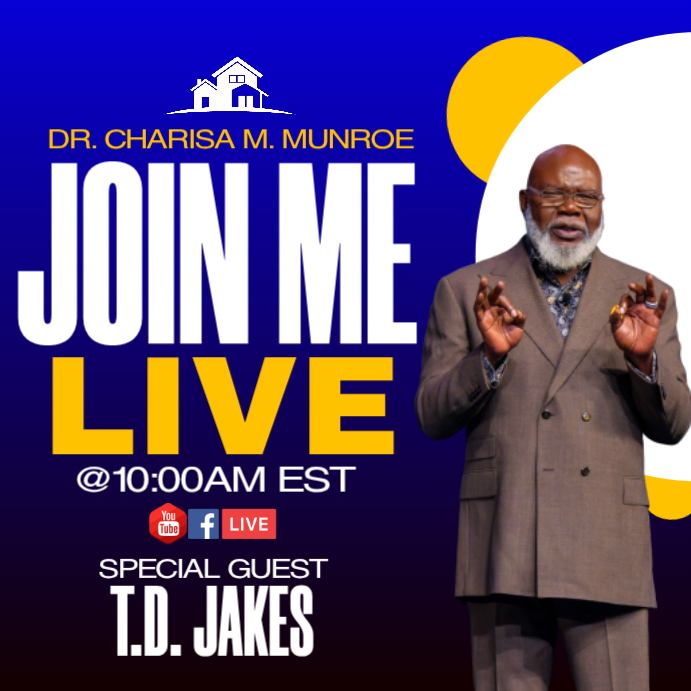 Blue Live Event Announcement Instagram Post Template | PosterMyWall