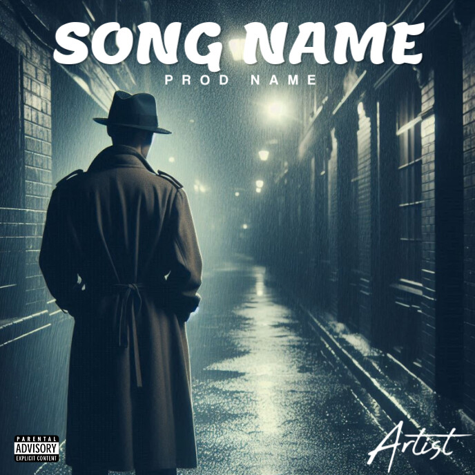 Blue Lonely Mixtape Album Cover Artwork Album Cover Template | PosterMyWall