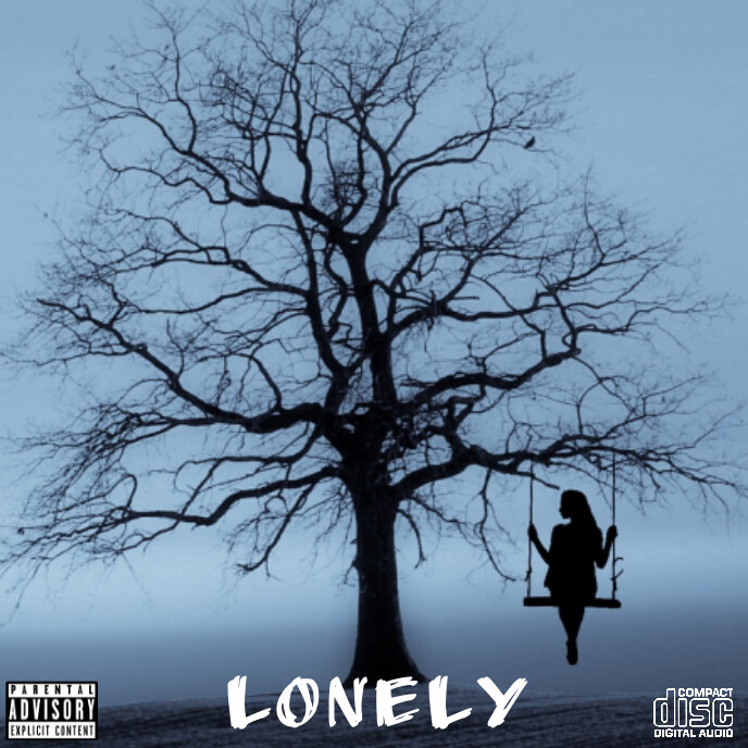 Copy of Blue Lonely Sadness Song Music Album Cover A | PosterMyWall
