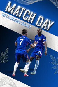 Match Day Soccer Poster Template | PosterMyWall