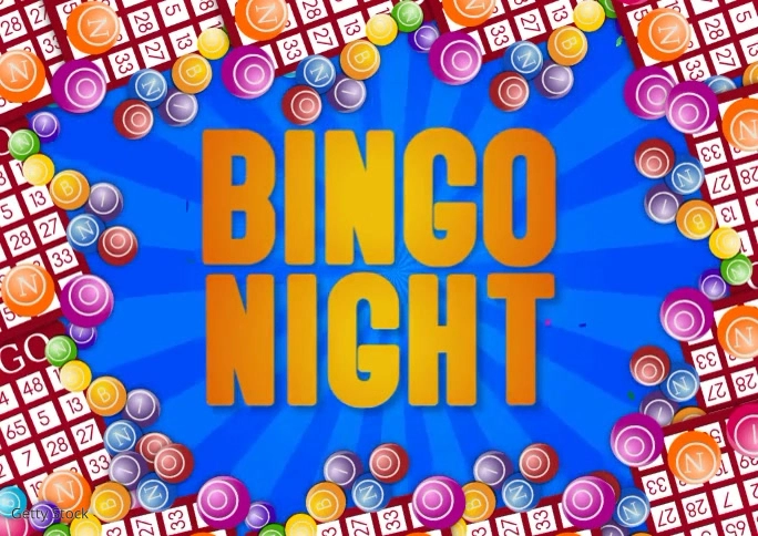 Plantilla de Blue Maximalist Bingo Night Postcard | PosterMyWall