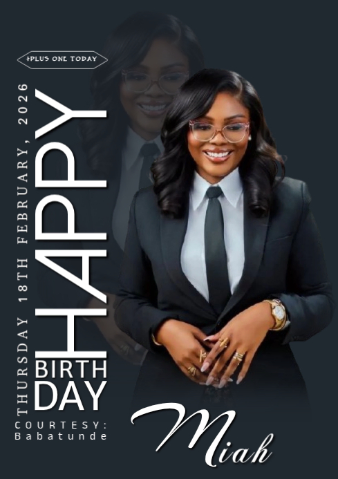 Blue Maximalist Birthday Flyer A4 Template | PosterMyWall