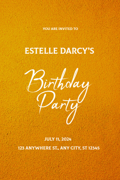 Blue Maximalist Birthday Party Invitation Birthday Invitation Birthday ...