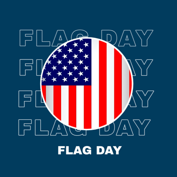 Copy of Blue Maximalist Flag Day Template Design Instagram Post ...