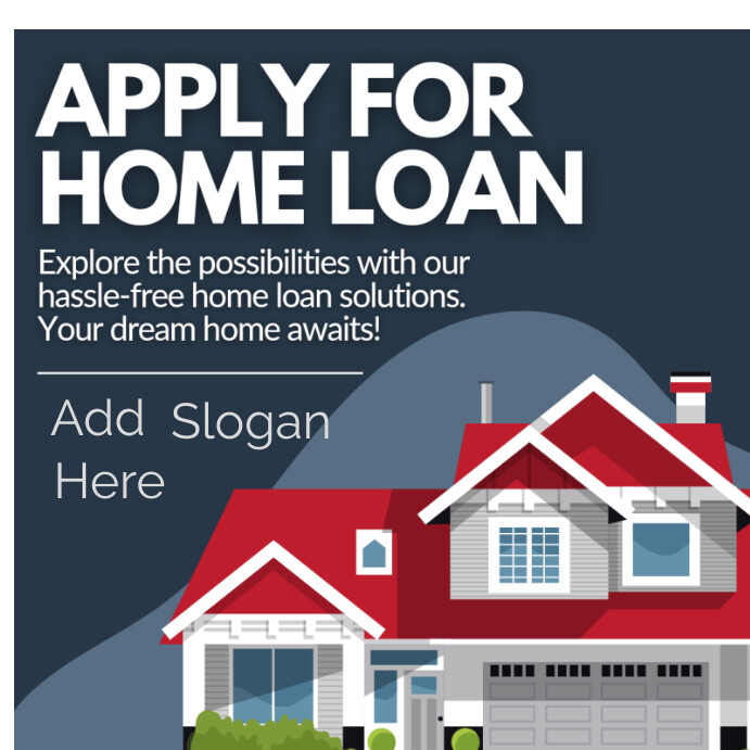 Plantilla de Blue Maximalist House Instagram Post | PosterMyWall