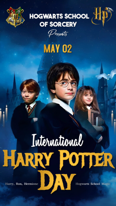 Blue Maximalist International Harry Potter Day Celebration Instagram ...