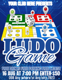 Maximalist Ludo Game Poster Poster Template | PosterMyWall