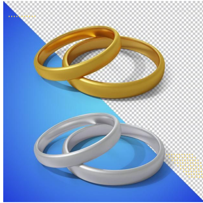 Blue Maximalist Mockup Rings Template Instagram Post | PosterMyWall
